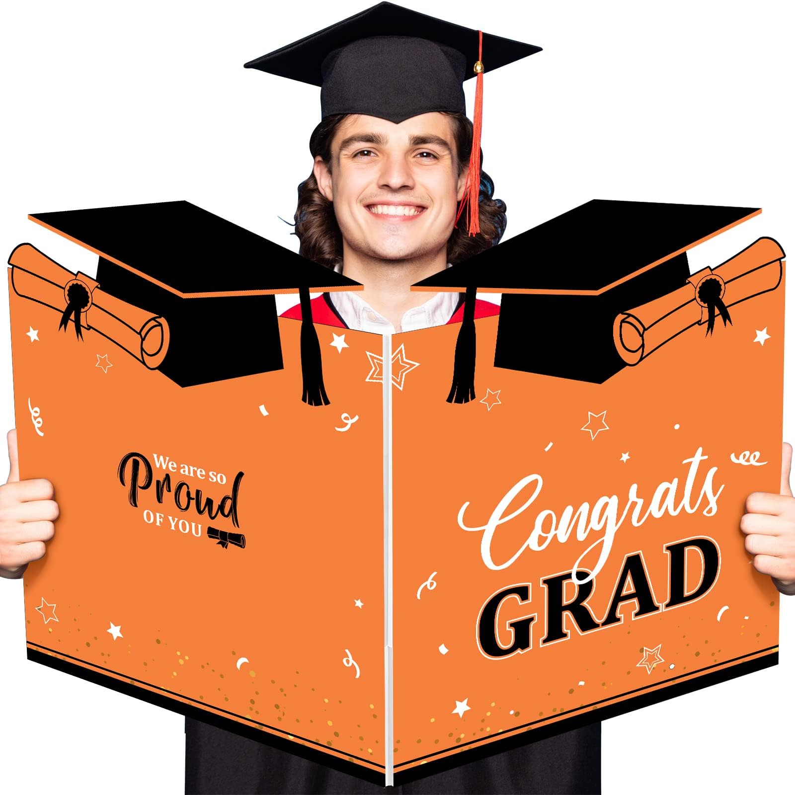 Amazon.com : Roowest Jumbo Graduation Card Guest Book 2025 Graduation ...