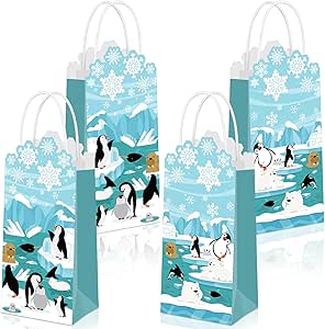 Amazon.com: TecUnite 16 Pcs Penguins Party Decoration Polar Animals ...