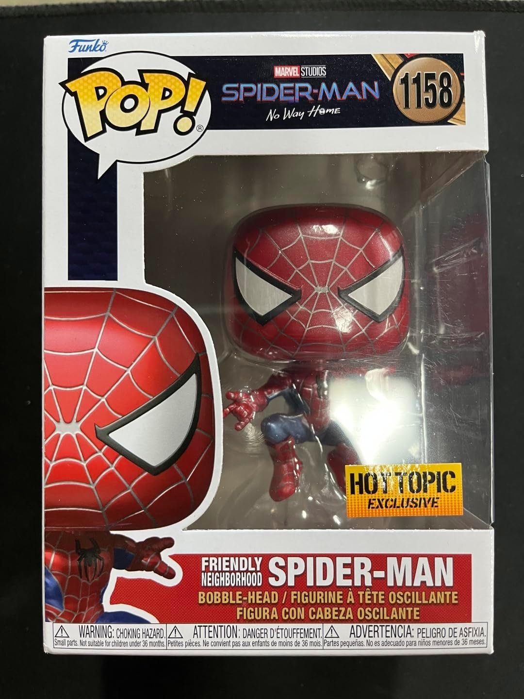 Funko POP! Marvel Friendly Spider-Man No Way Home #1158 Exclusive ...