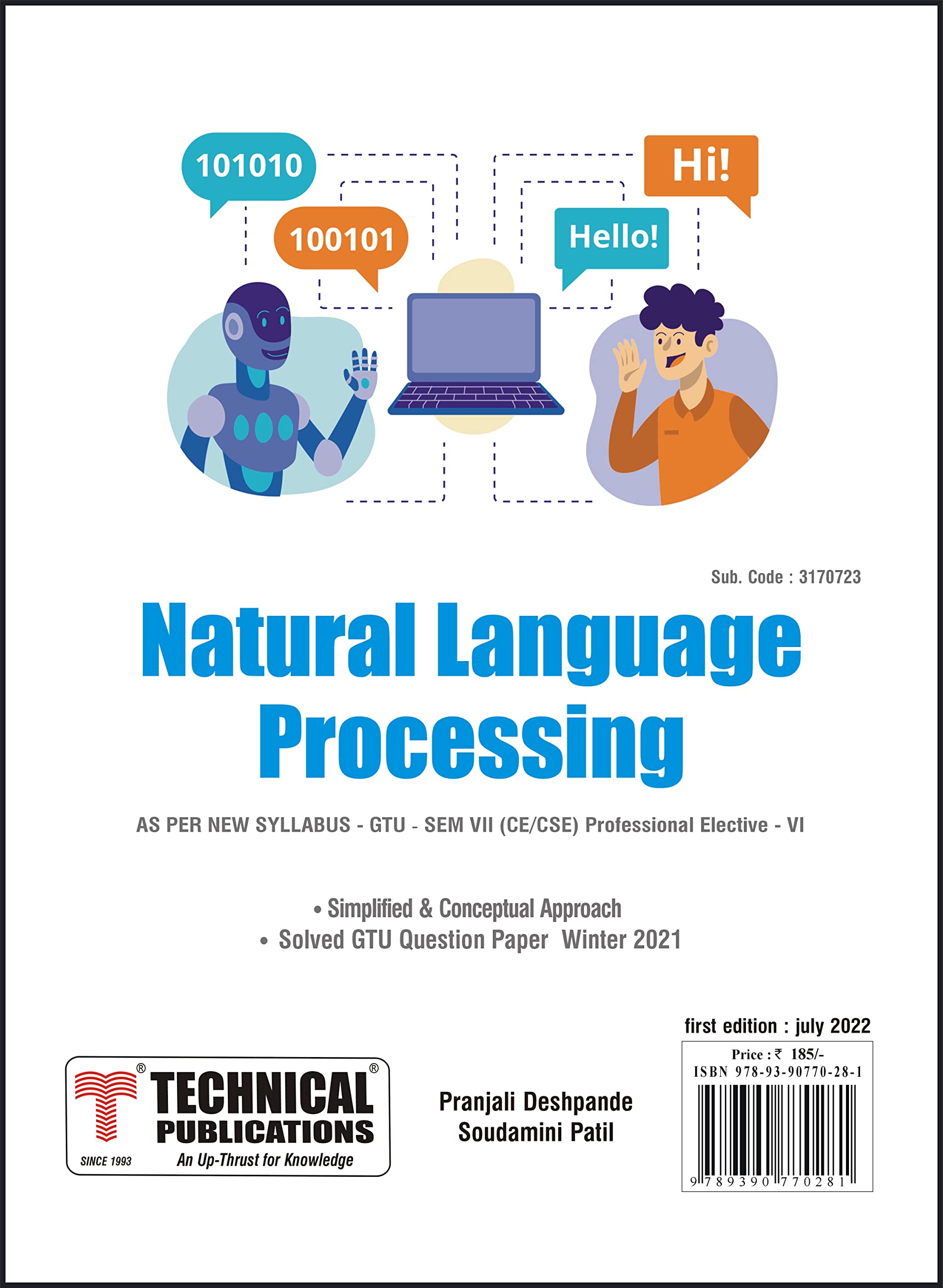 Amazon.in: Buy Natural Language Processing for GTU 18 Course (VII - CE ...
