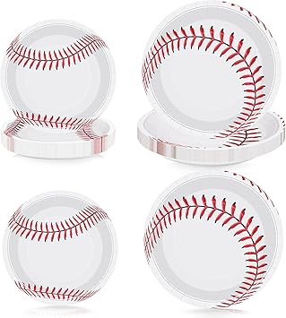 Amazon.com: ADXCO 48 Pack Baseball Plates 9 Inch and 7 Inch Home Plate ...