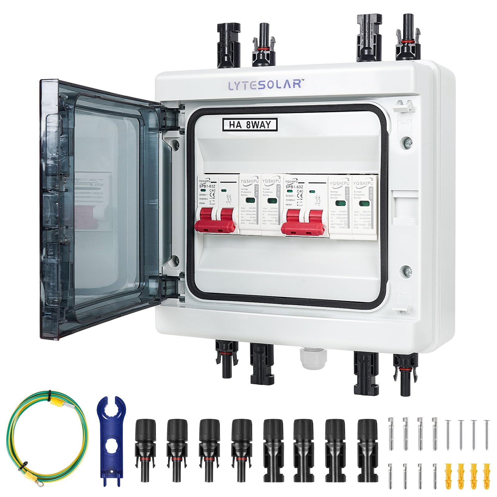 Snapklik.com : LyteSolar Solar Disconnect Switch, 63 Amp DC Circuit ...