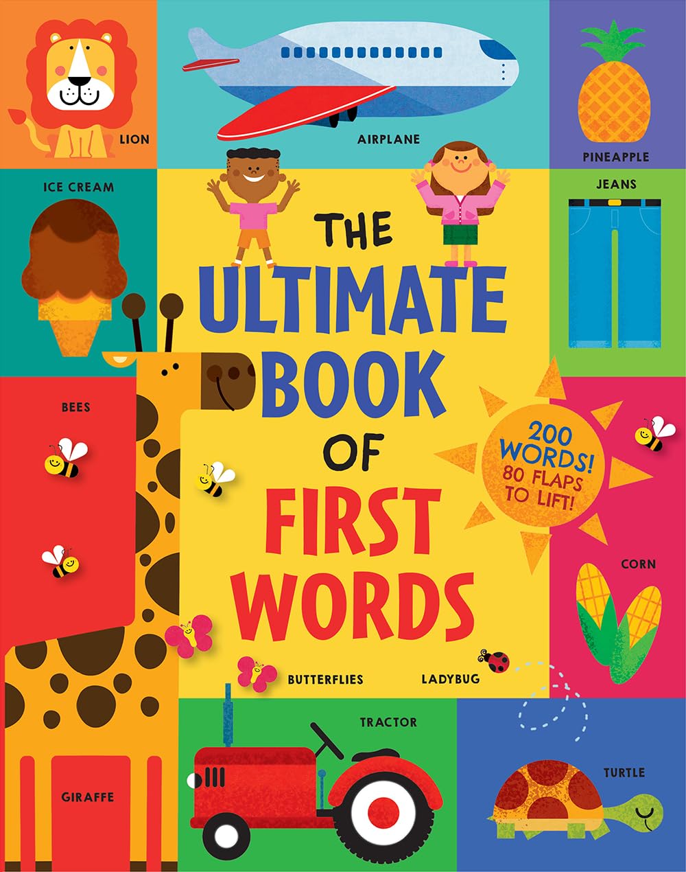 Amazon.com: The Ultimate Book of First Words: 200 Words! 80 Flaps to ...