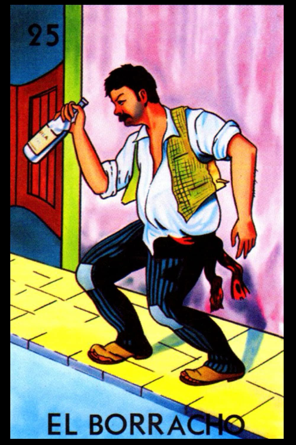 Buy El Borracho - La Lotería Card : See Inside All 54 Mexicana Loteria ...