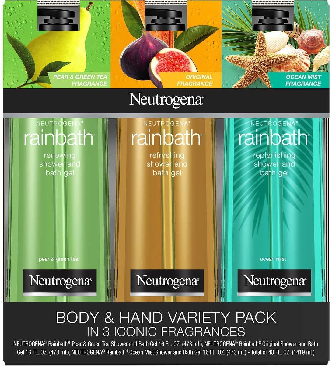 Amazon.com : Neutrogena Rainbath Renewing Shower and Bath Gel, Pear ...