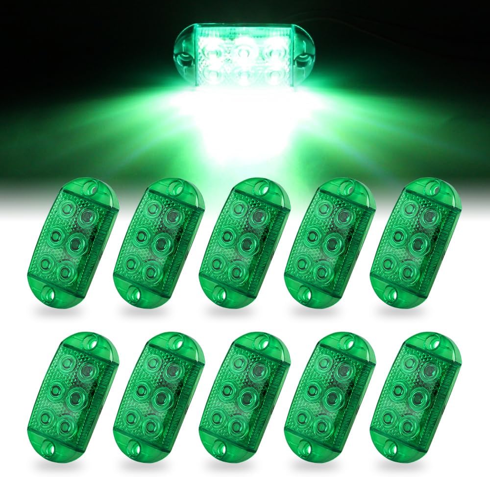 Amazon.com: Sidaqi 10pcs Surface Mount 6LED Emergency Flashing Strobe ...