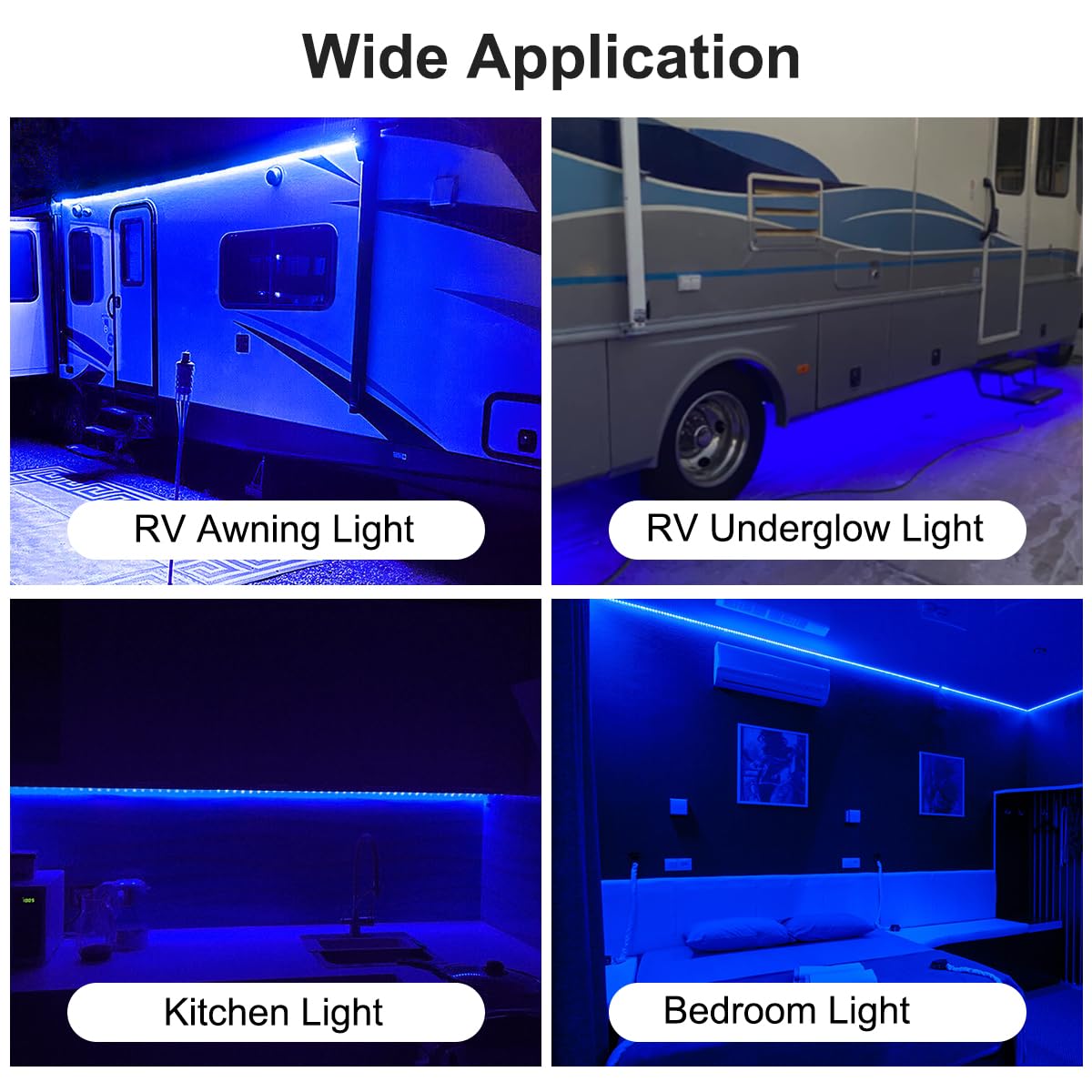 Snapklik.com : RV Underglow Led Light Kit, 16.4FT RV Awning LED Strip ...
