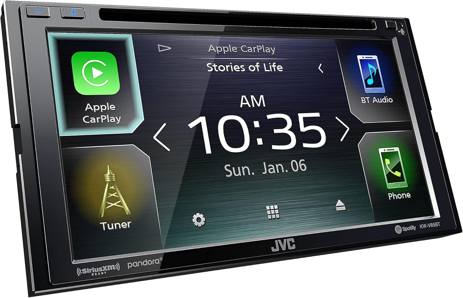 Amazon.com: JVC KW-V85BT Compatible with Android Auto/Apple Carplay CD ...