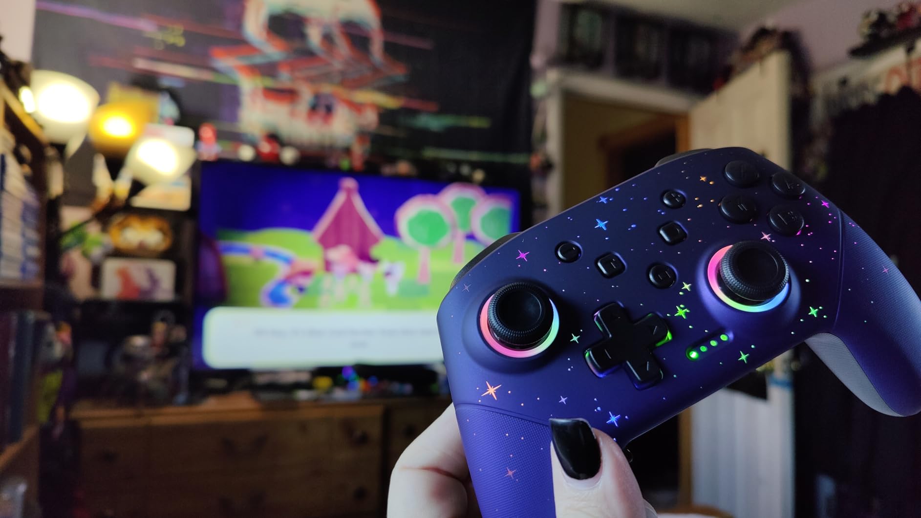 $6/mo - Finance Switch Controller, LED Star Wireless Pro Controller for ...