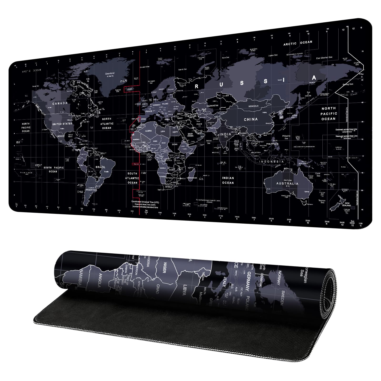 Amazon.com : Large Gaming Mouse Pad with Stitched Edges, Non-Slip Base ...