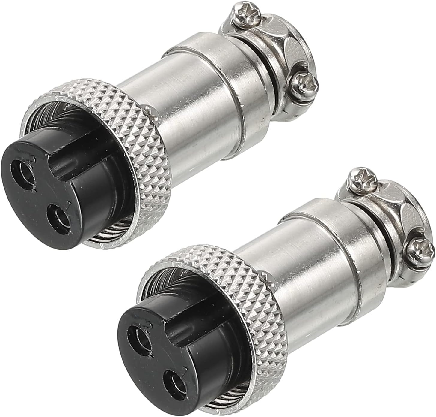 Amazon.co.jp: uxcell パネルドッキングコネクタ ワイヤーコネクタ ワイヤーコネクタ継手 シルバー オス-メス 航空高速鉄道 ...