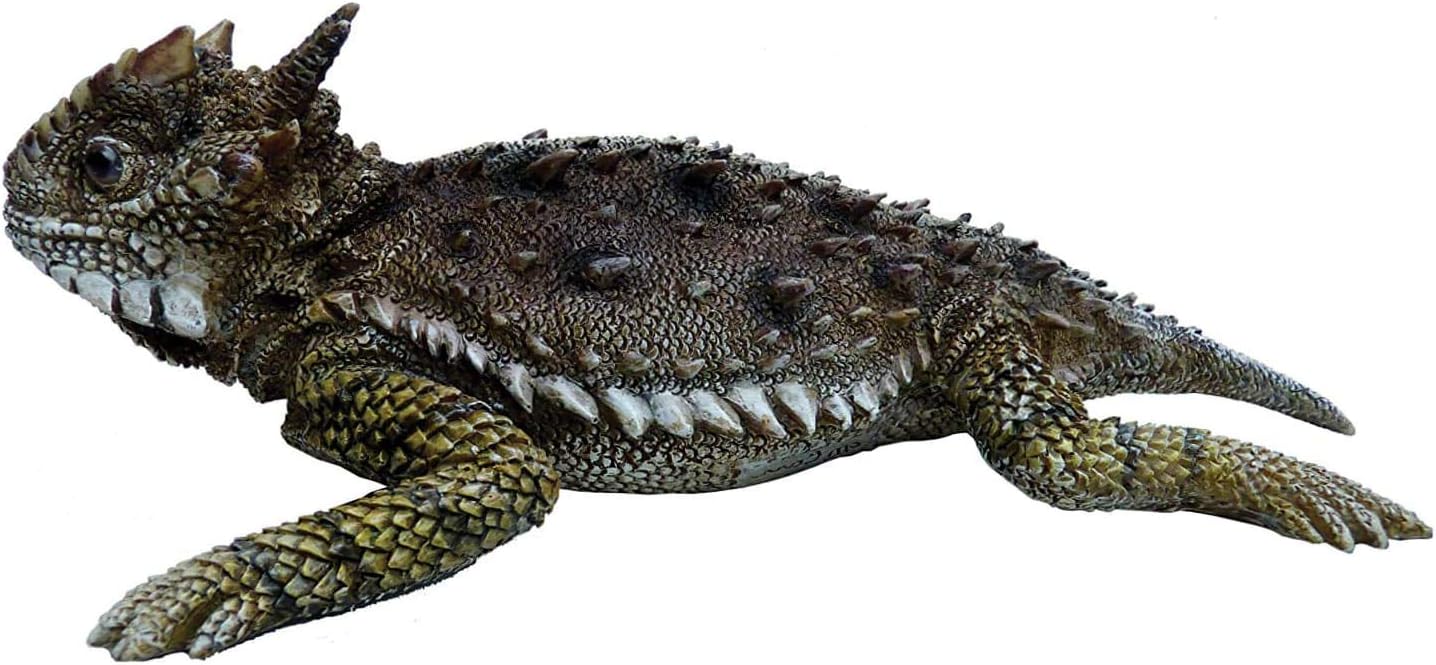 Amazon.com: Michаеl Cаrr Dеsigns Premium Horned Toad Outdoor Statue ...