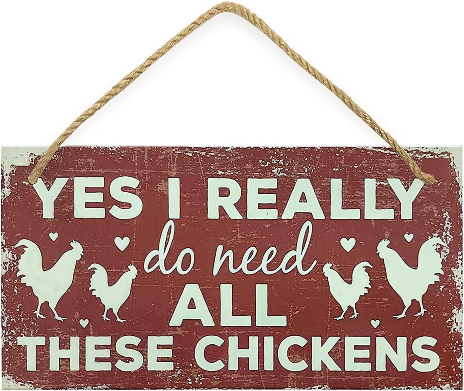 Amazon.com: Funny Chicken Sign Eat Kitchen Sign for Chicken Lovers ...