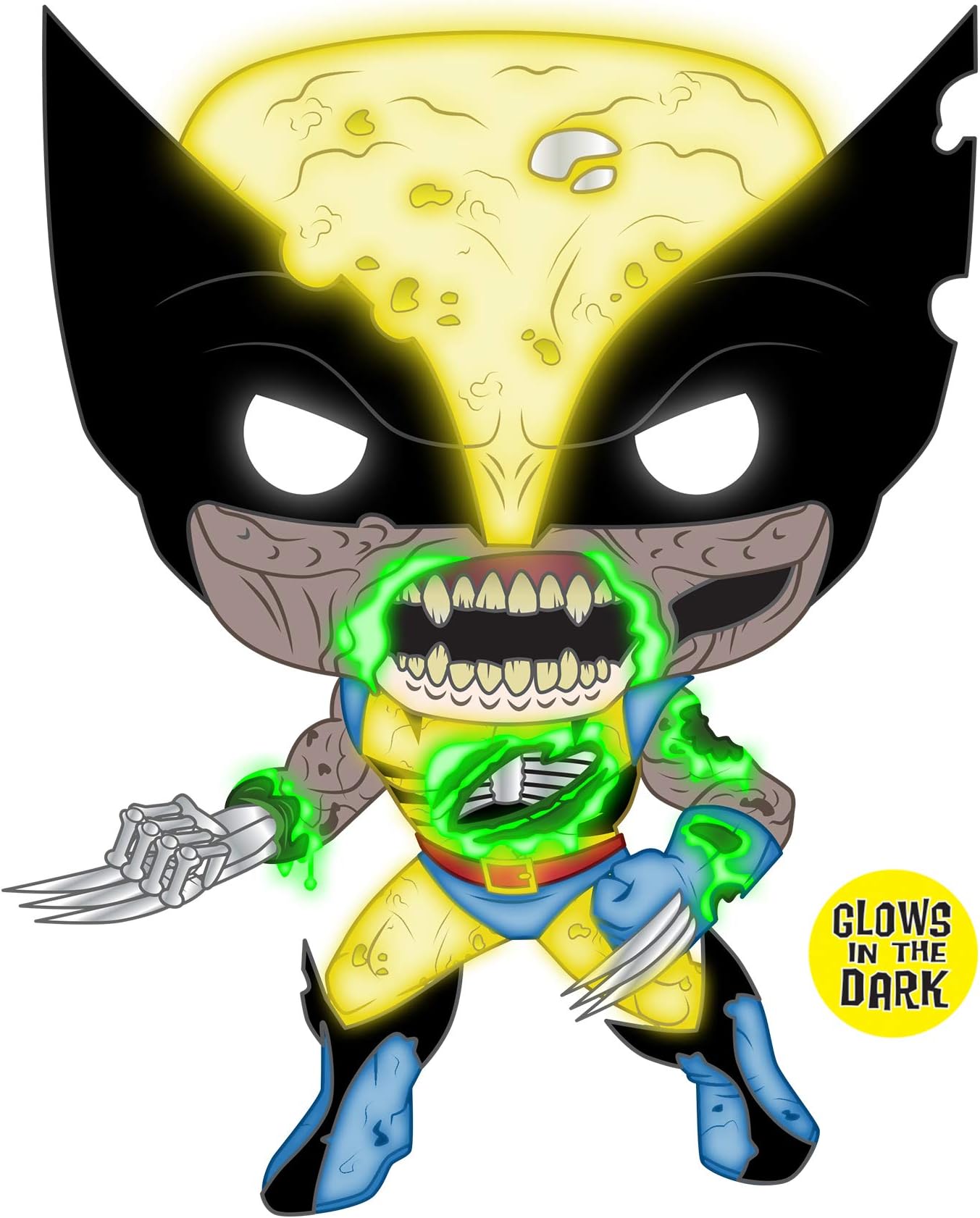 Amazon.com: Marvel Zombies Wolverine Glow-in-the Dark Pop! Vinyl - EE ...