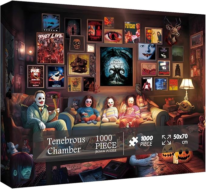 Amazon.com: BBOLDIN Halloween Horror 1000 Piece Puzzle for Adults ...