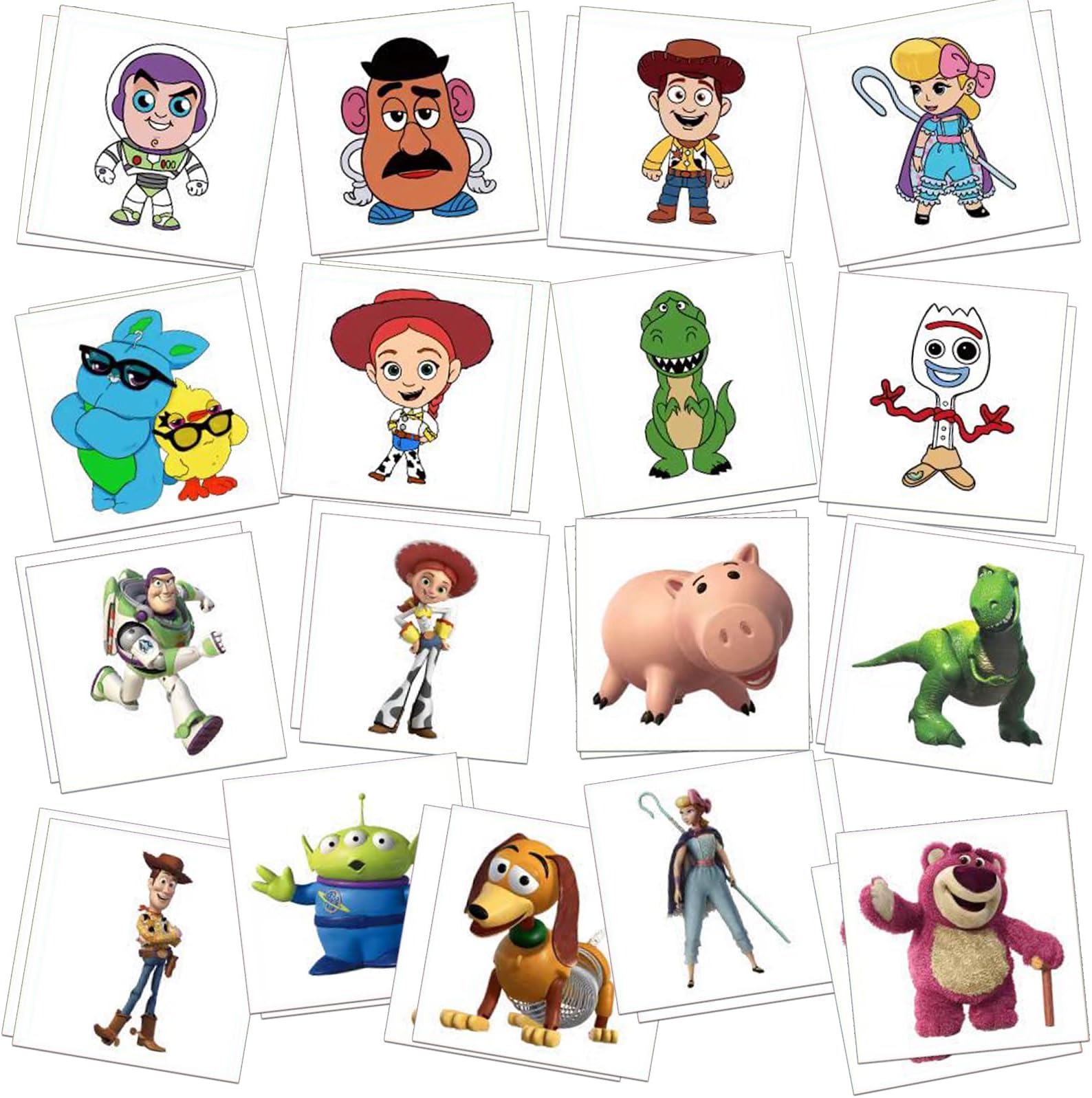 Amazon.com: Disney Pixar Toy Story Stickers and Tattoos Party Favors ...