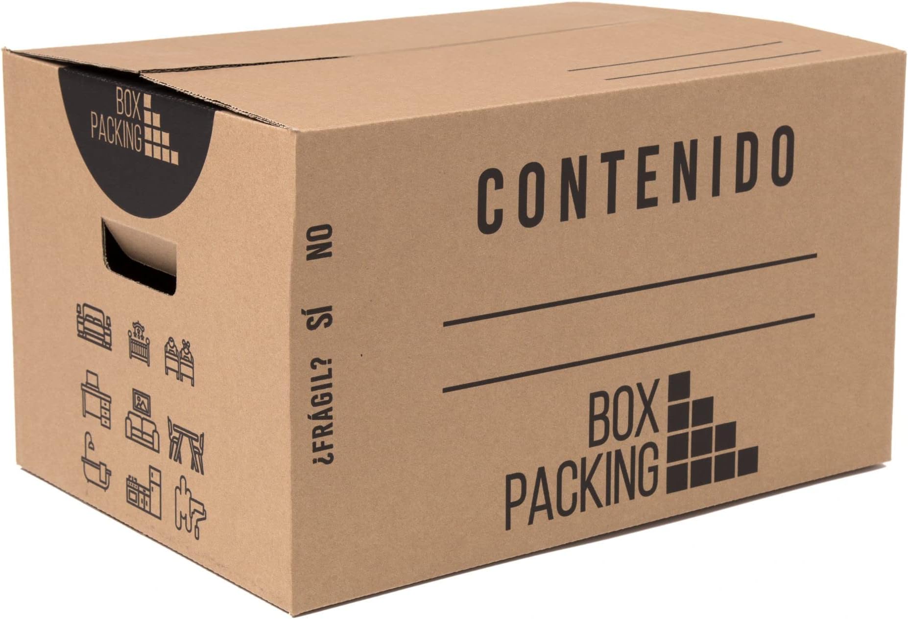 karton-billiger Lot de 5 cartons d'expédition pliables 60 x 60 x 60 cm ...