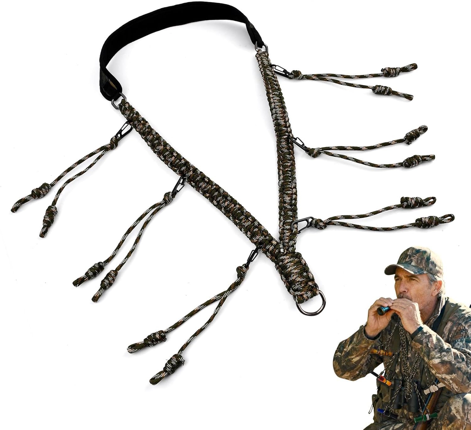 Amazon Weilingbo 22inch Duck Call Lanyard With 12 Removable Loo