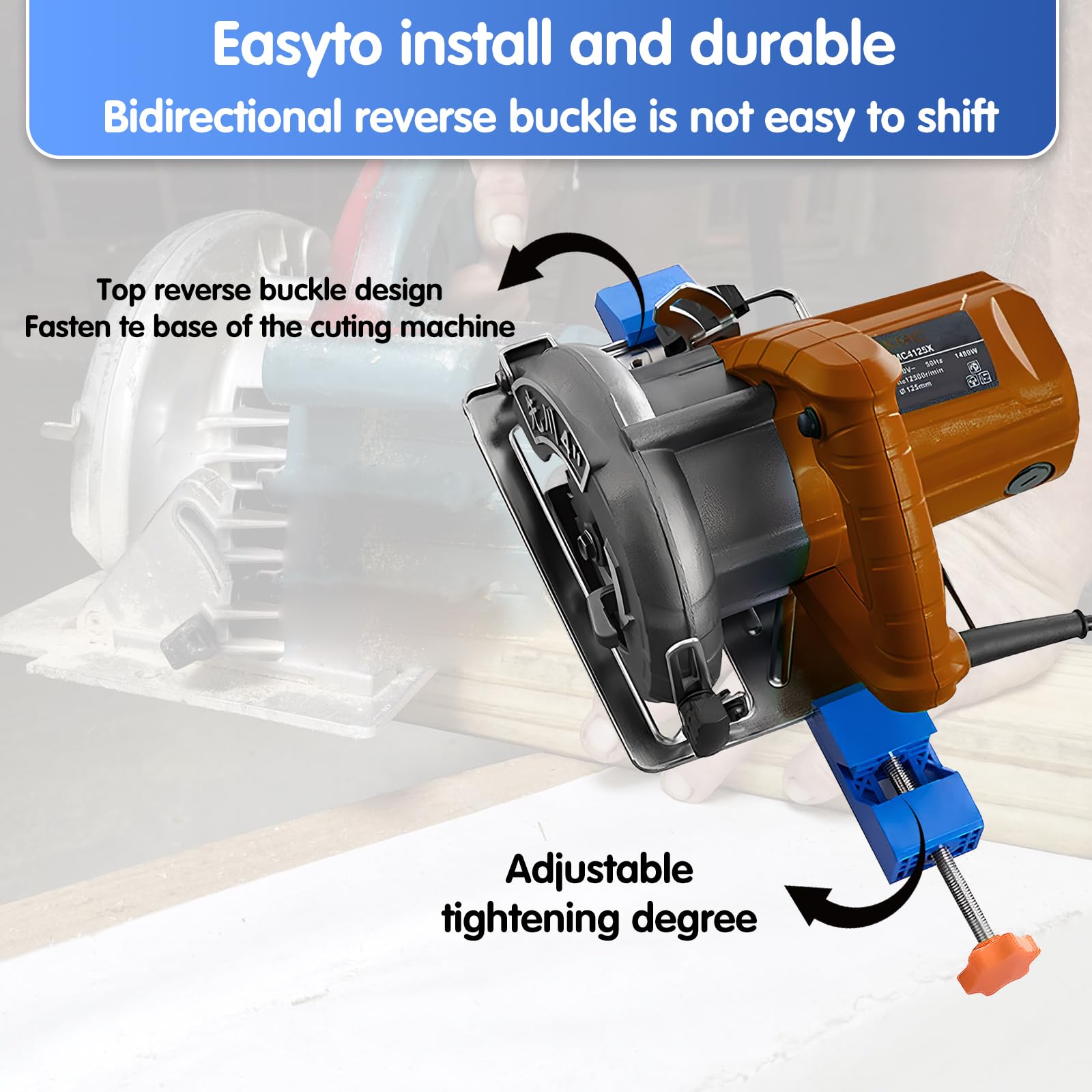 Adjustable Circular Saw Guide Rail, Cutting Machine Base Guide with ...