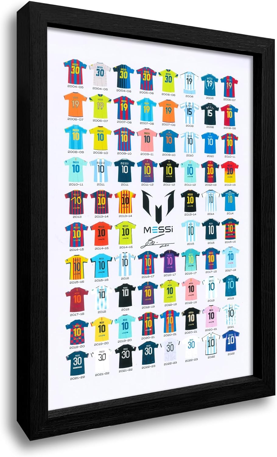 Amazon.com: WOOTONG Messi Jersey Collection, Messi Poster Football Star ...