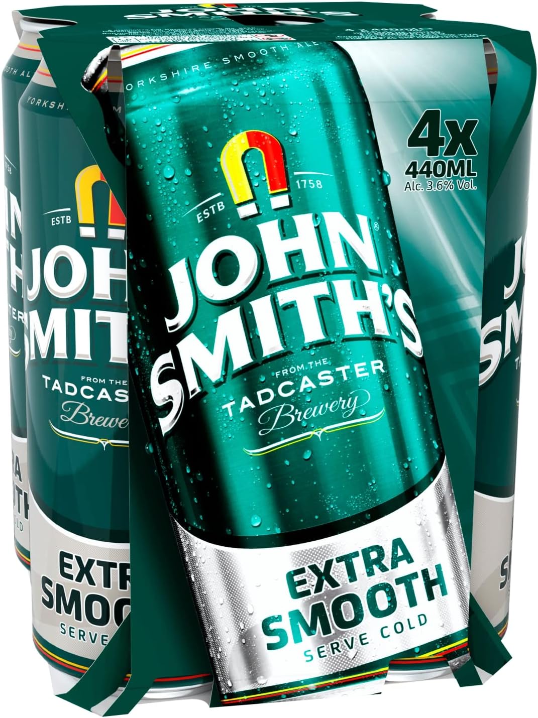 John Smiths Extra Smooth Bitter, 4x440ml : Amazon.co.uk: Grocery