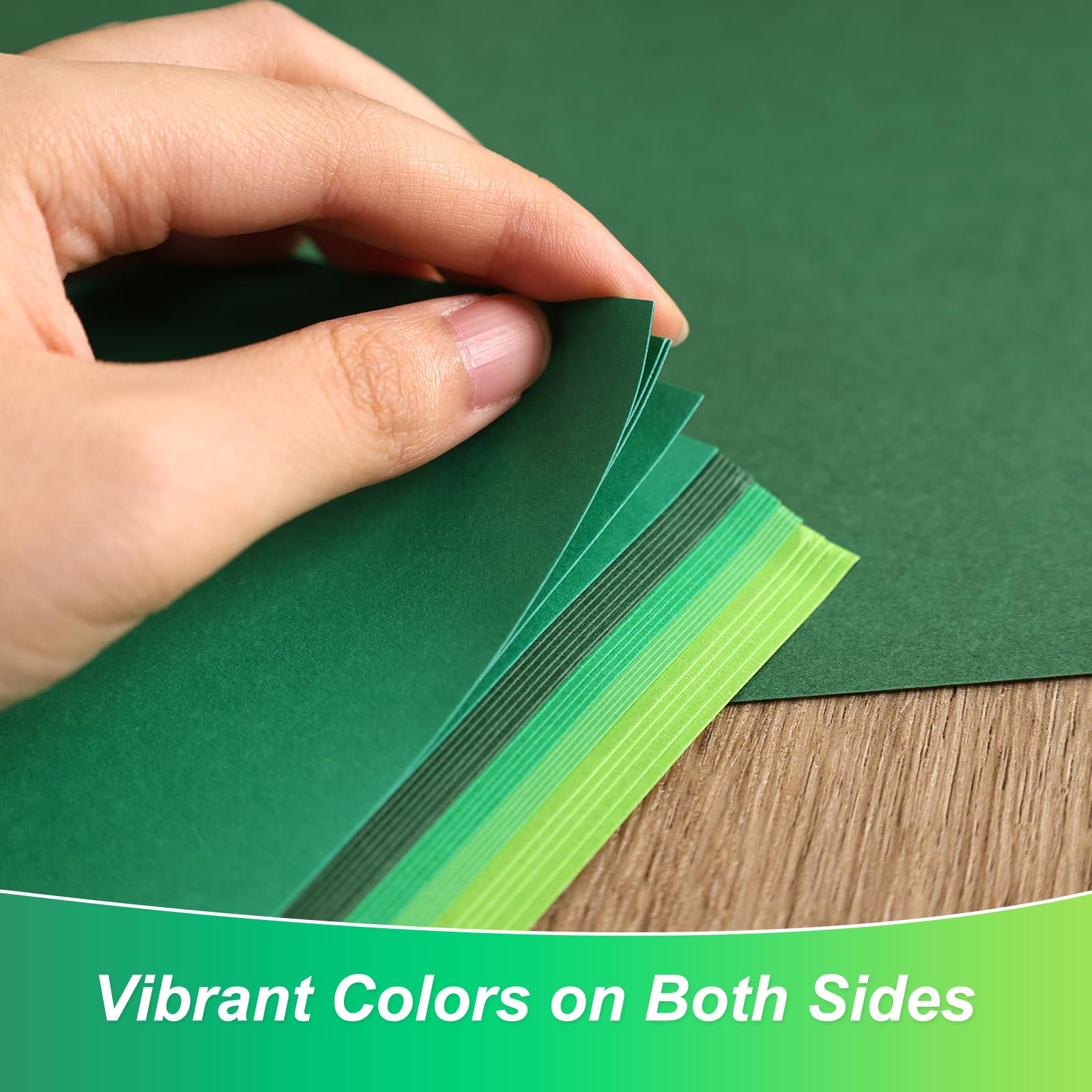Snapklik.com : 27 Sheets Cardstock Paper, 8.5 X 11 Iches Green Craft ...