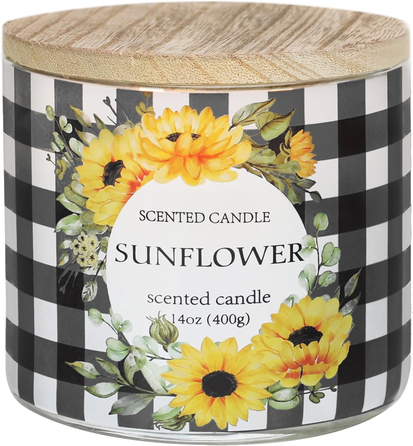 Amazon.com: Sunflower Candle, Fall Candles, Sunflower Scented Candles ...