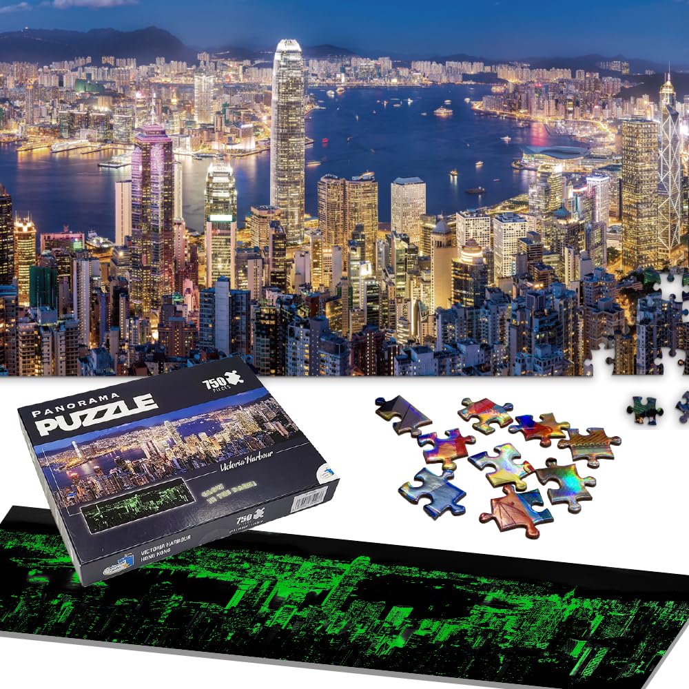 Amazon.com: Universal Castle Glow in The Dark 750 Pieces Jigsaw Puzzles ...