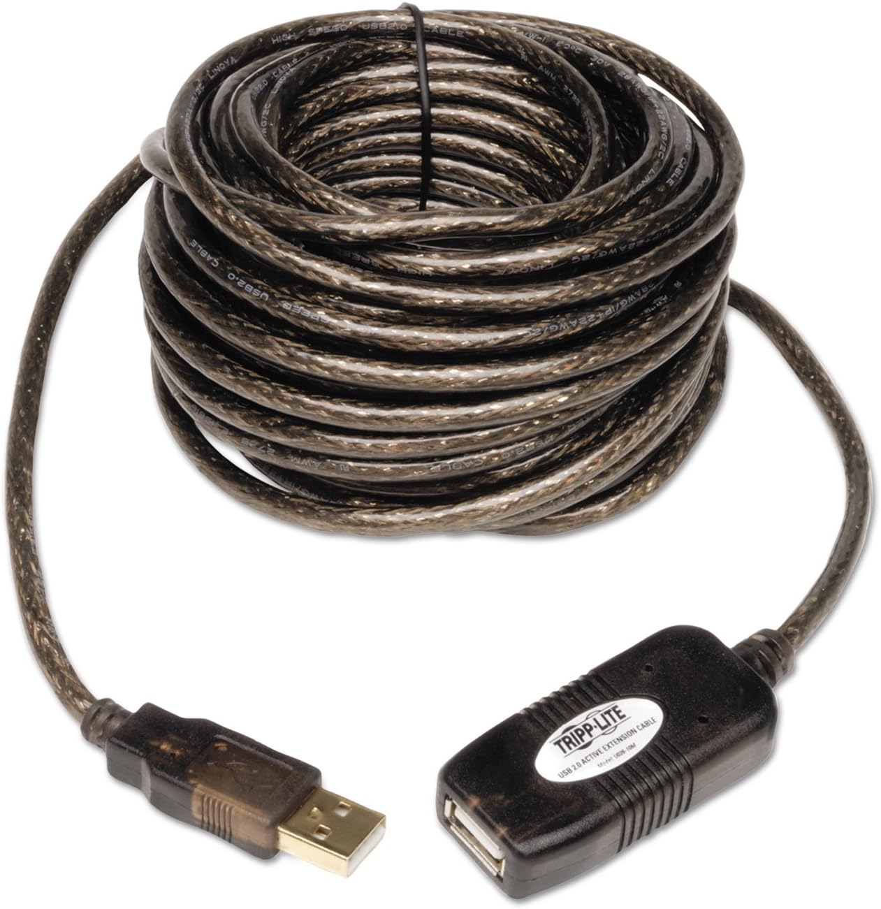 Amazon.com: Tripp Lite Active USB 2.0 Extension Cable USB-A M/F 25ft 25 ...