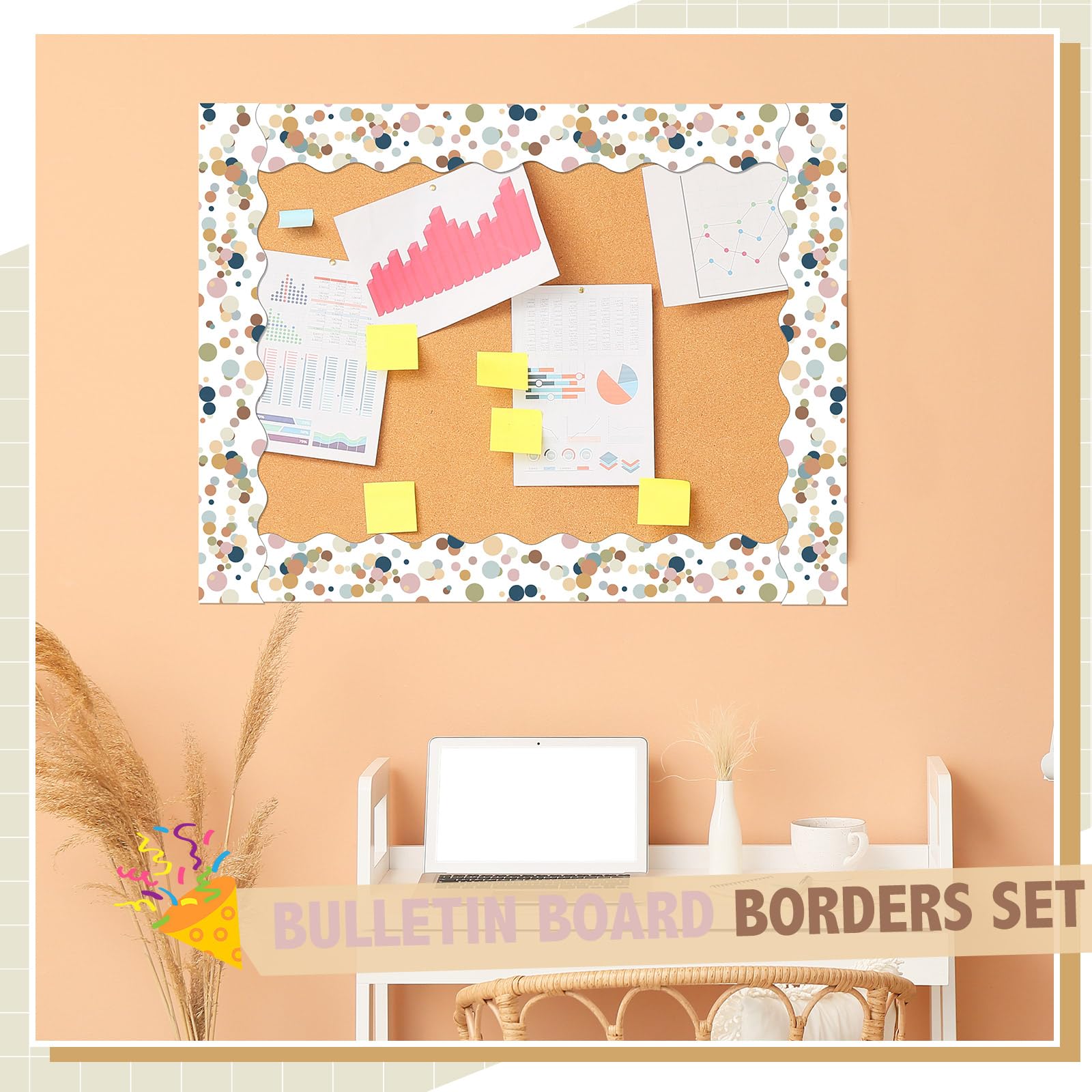 Snapklik.com : Magnetic Borders For Bulletin Board Decoration, Boho ...