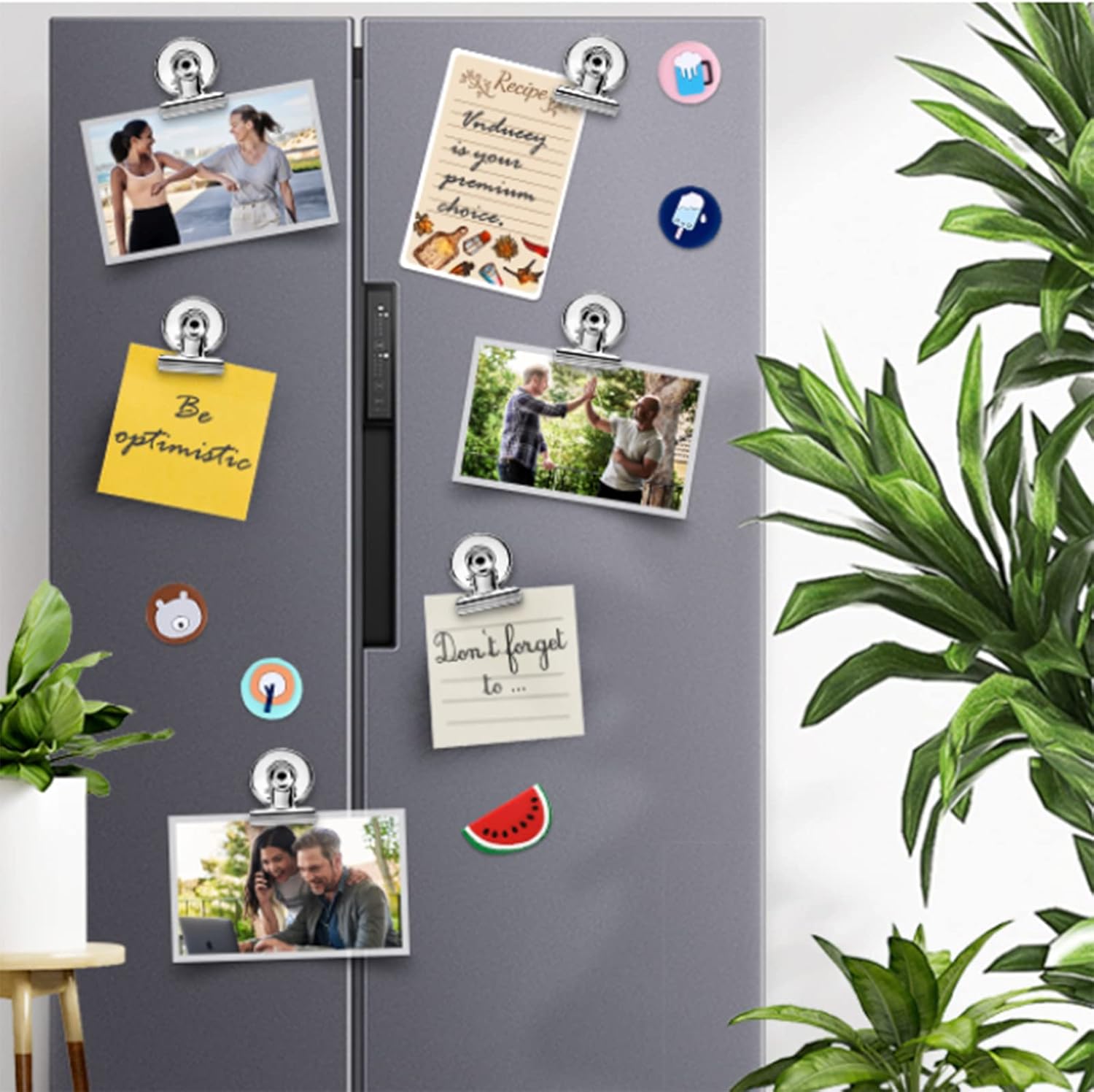 Yunpo tech 10 Pieces Fridge Magnets Clips Strong Refrigerator Magnets ...