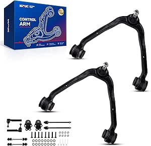 Amazon.com: KAX Front Upper Control Arms K80942 K6539 Replacement for ...