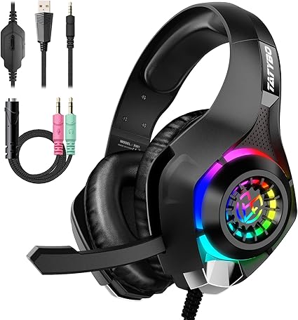 Cuffie Gaming PS4 PS5 PC Xbox One, Cuffia con Microfono Stereo Bass ...