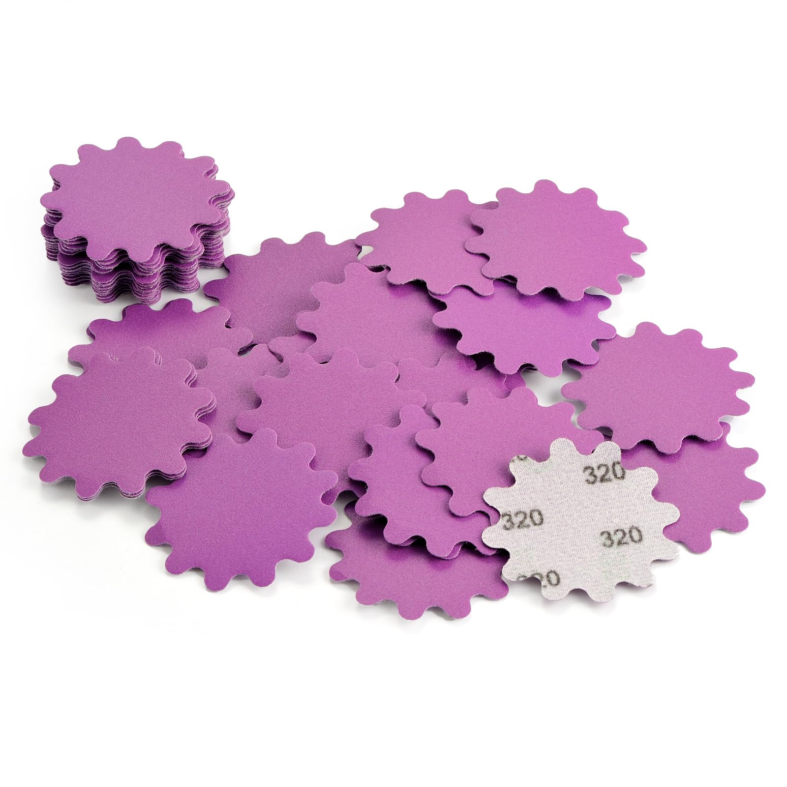Snapklik.com : 2 Inch Sanding Discs 50Pcs, Wet Dry Hook And Loop Flex ...