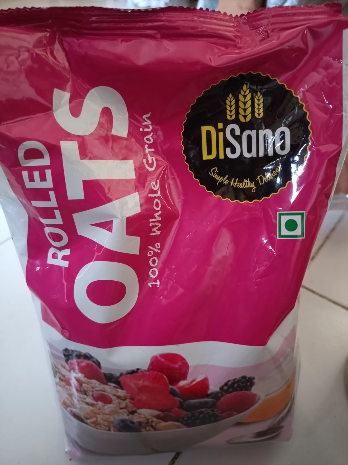 Disano Oats, 100% wholegrain, Pouch 1.5 kg : Amazon.in: Grocery ...