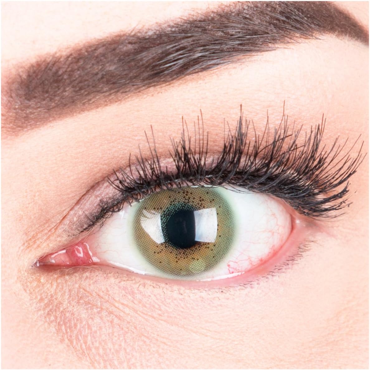 GLAMLENS Lenti a contatto colorate verdi Lacey Green - mensili - con ...