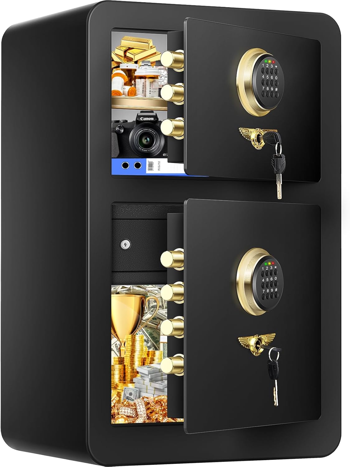 8.8 Cu ft Extra Large Home Safe with [DOUBLE DOOR SAFES], Heavy Duty ...