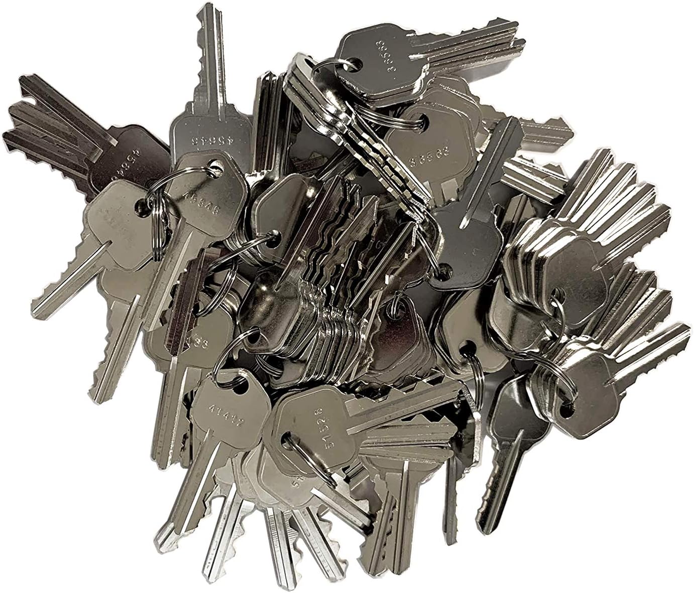 60 Pieces Precut Kwikset Compatible Keyway 5 Pins Keys 10 Sets of 6 ...