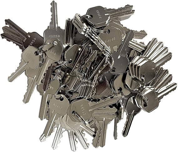 60 Pieces Precut Kwikset Compatible Keyway 5 Pins Keys 10 Sets of 6 ...