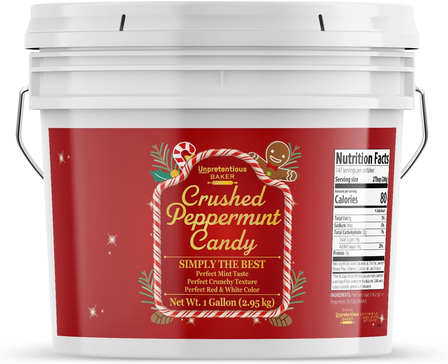 Amazon.com: GFS Crushed Peppermint Candy : Grocery & Gourmet Food