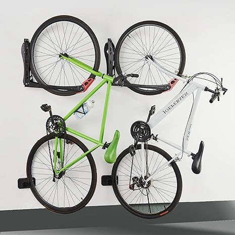 Amazon.com: Wallmaster BIKEPAL Swivel Bike Rack, Wall Mounted Bike ...