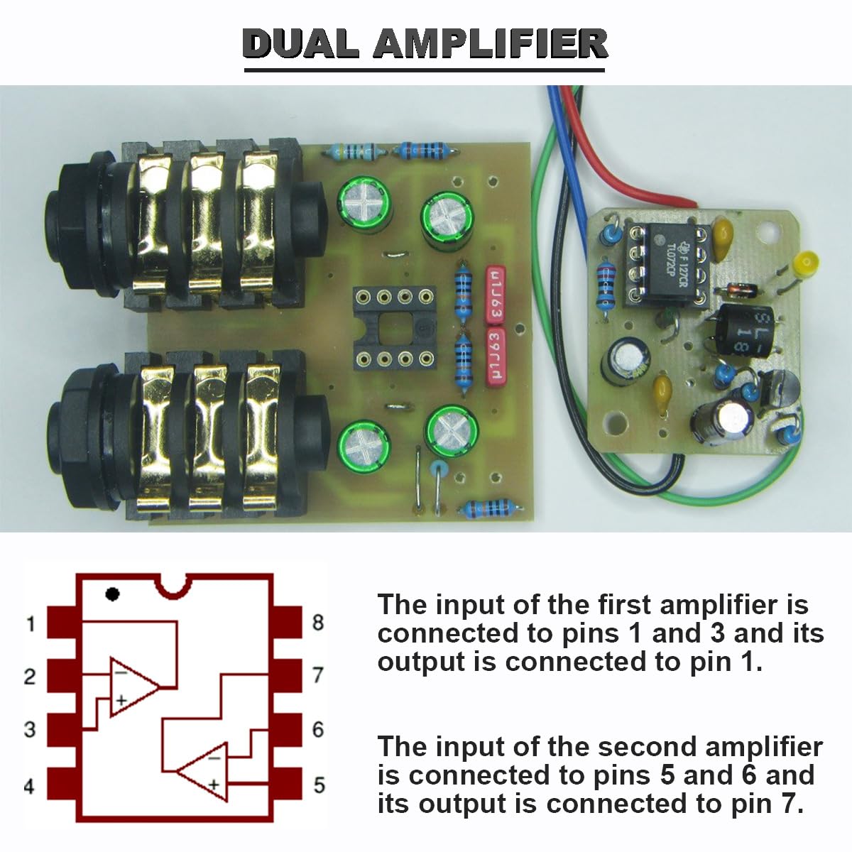 Snapklik.com : DAOKAI TL072CP Operational Amplifier DIP-8 Delay Op Amps ...