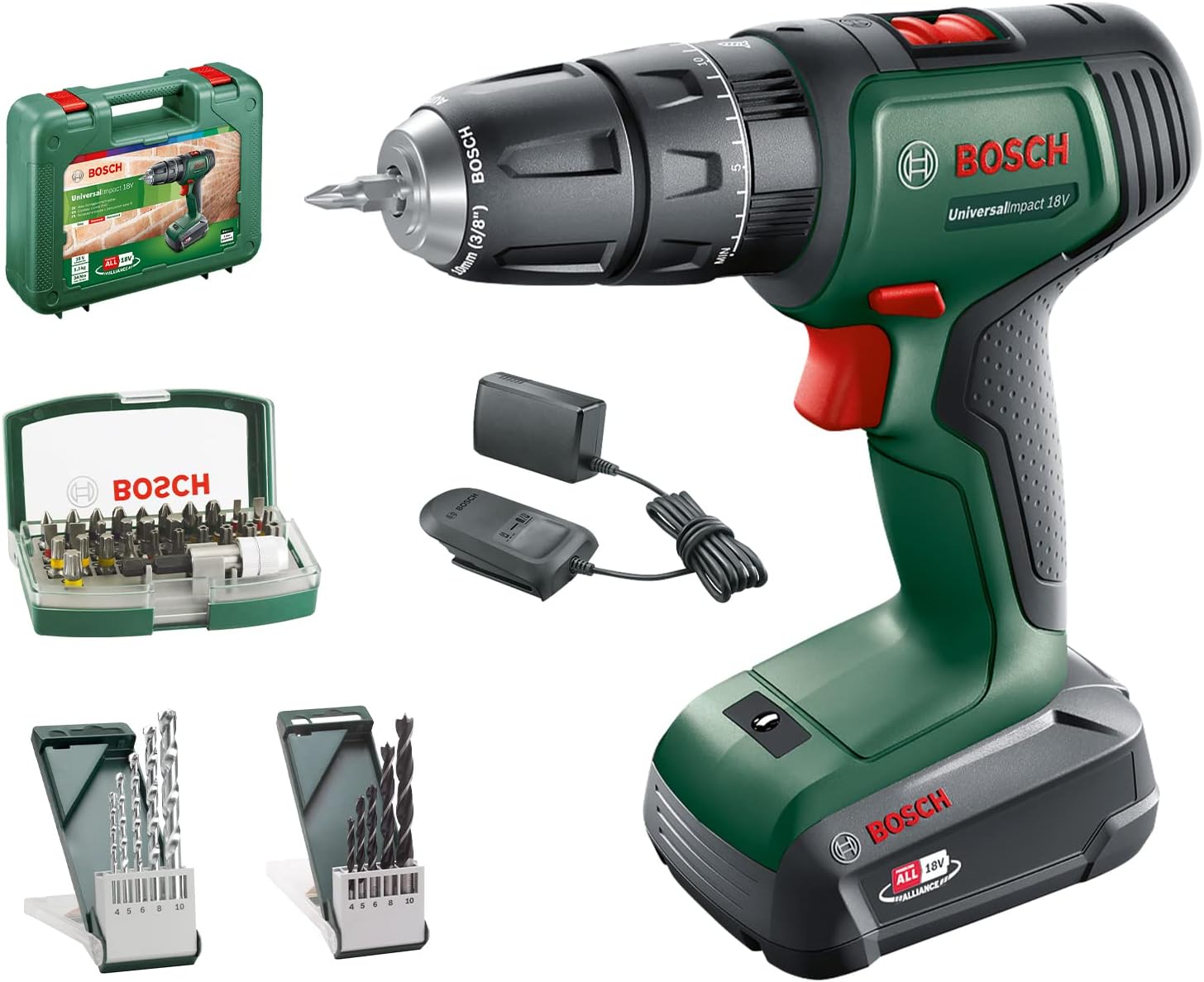Bosch Professional 12V System Akku Bohrschrauber GSR 12V-15 (inkl. 2x ...