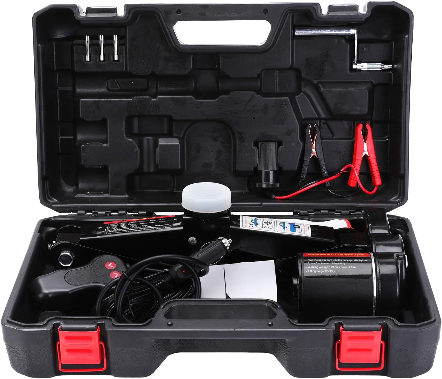 Panana Hydraulic Trolley Floor Jack Car Jack Kit 5Ton DC 12V Electric ...