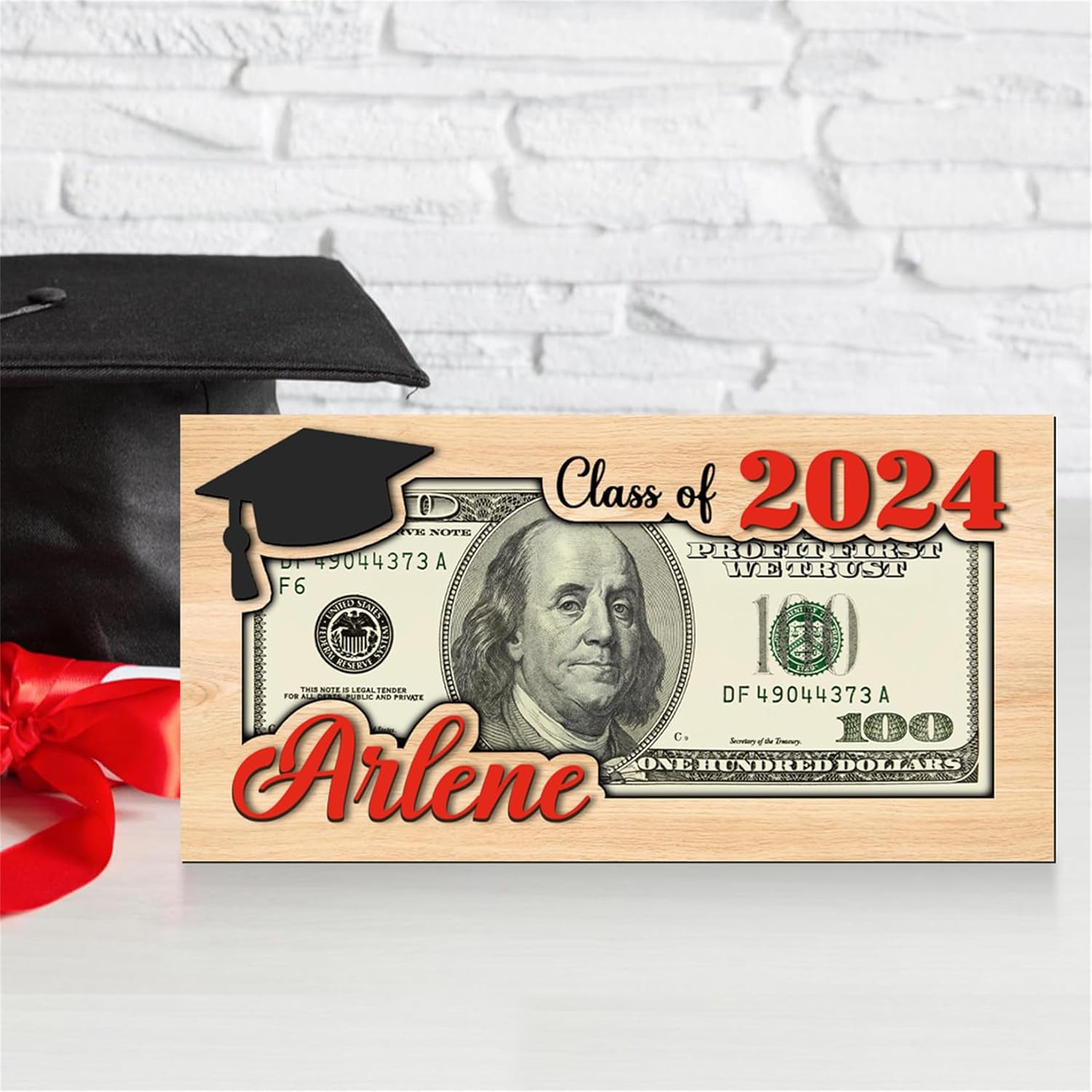 Amazon.com: Personalized Name Graduation Money Holder Graduation Gift ...