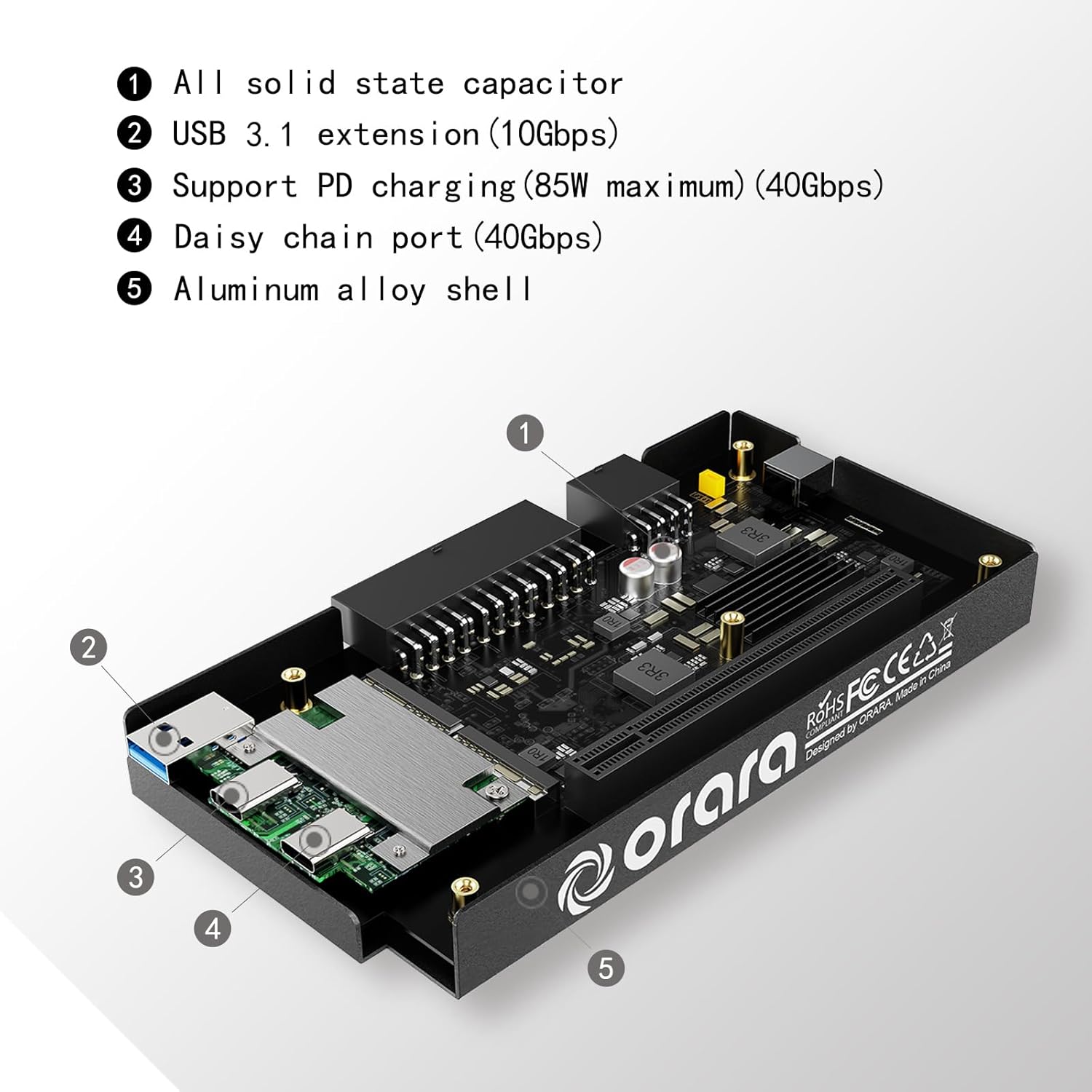 External GPU Dock Station, Mini eGPU Enclosure Compatible with ...