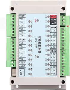 Natudeco DC24V PLC Control Programmable Logic Controller 13 Input 12 ...