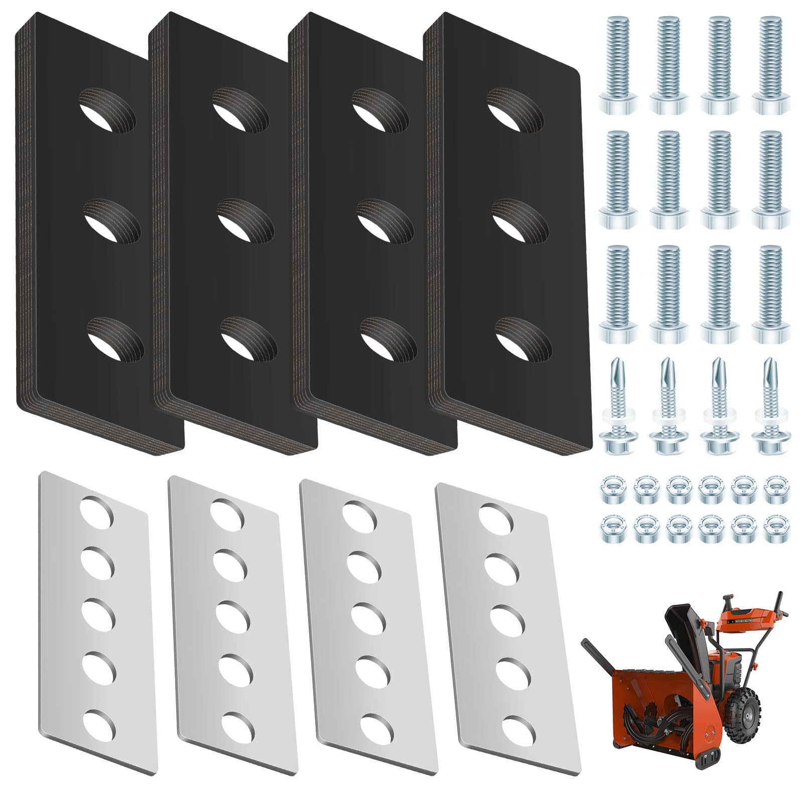 Snapklik.com : Huthbrother Snow Blower Impeller Modification Kit - 3/8 ...