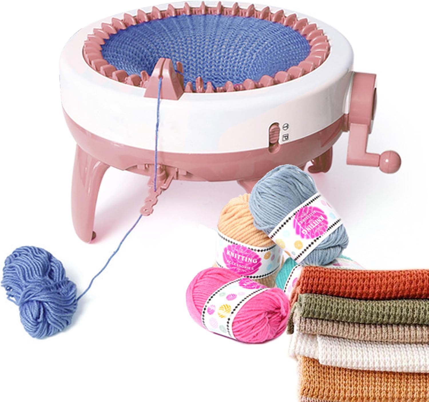 awagas Knitting Machine 40 Needles, DIY Hand Knitting Loom Machine ...