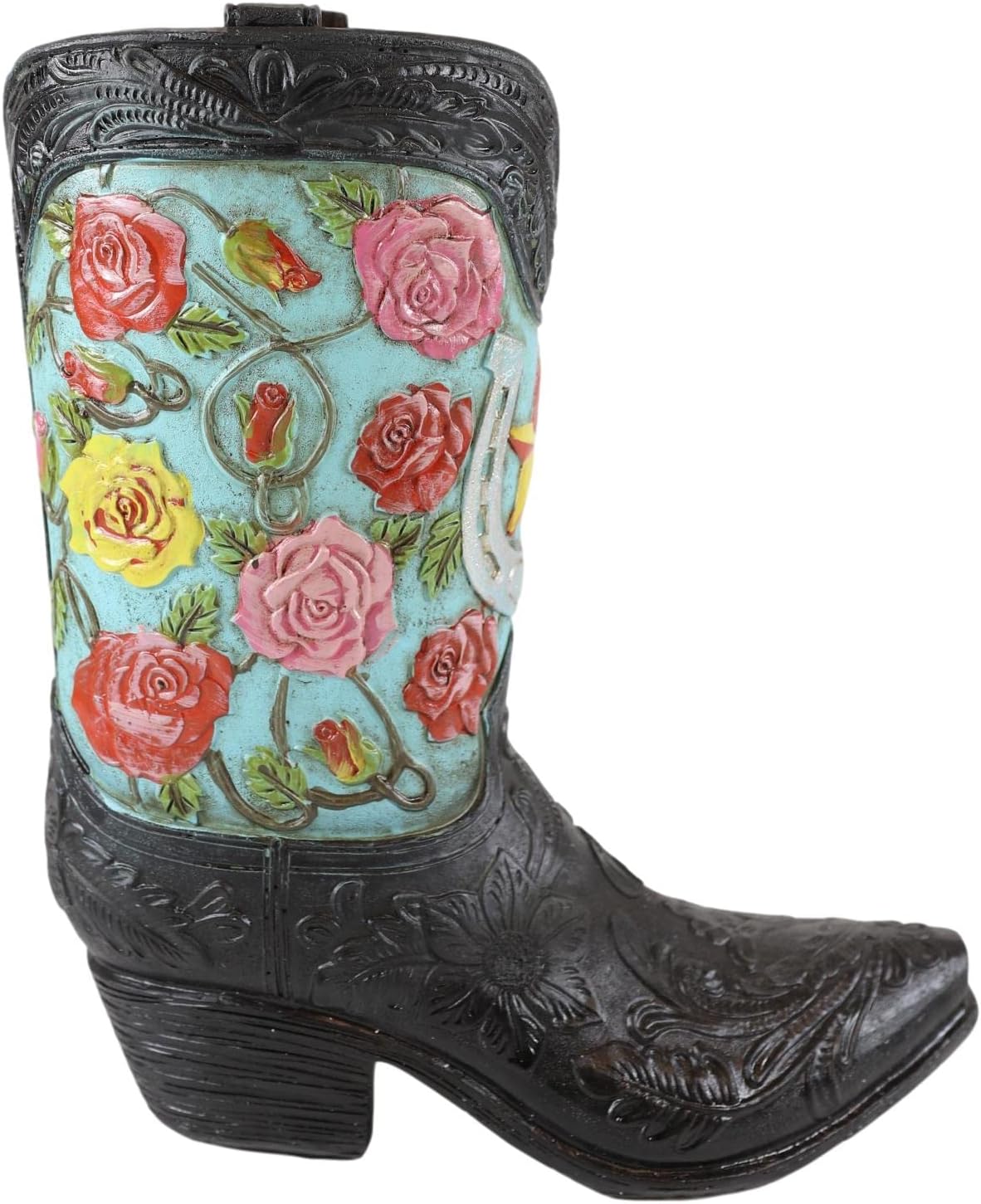 Amazon.com: Pink Ladies Cowboy Cowgirl Boot Vase - Great Western ...